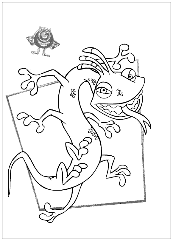 Dibujo para colorear - Impaciente Randall