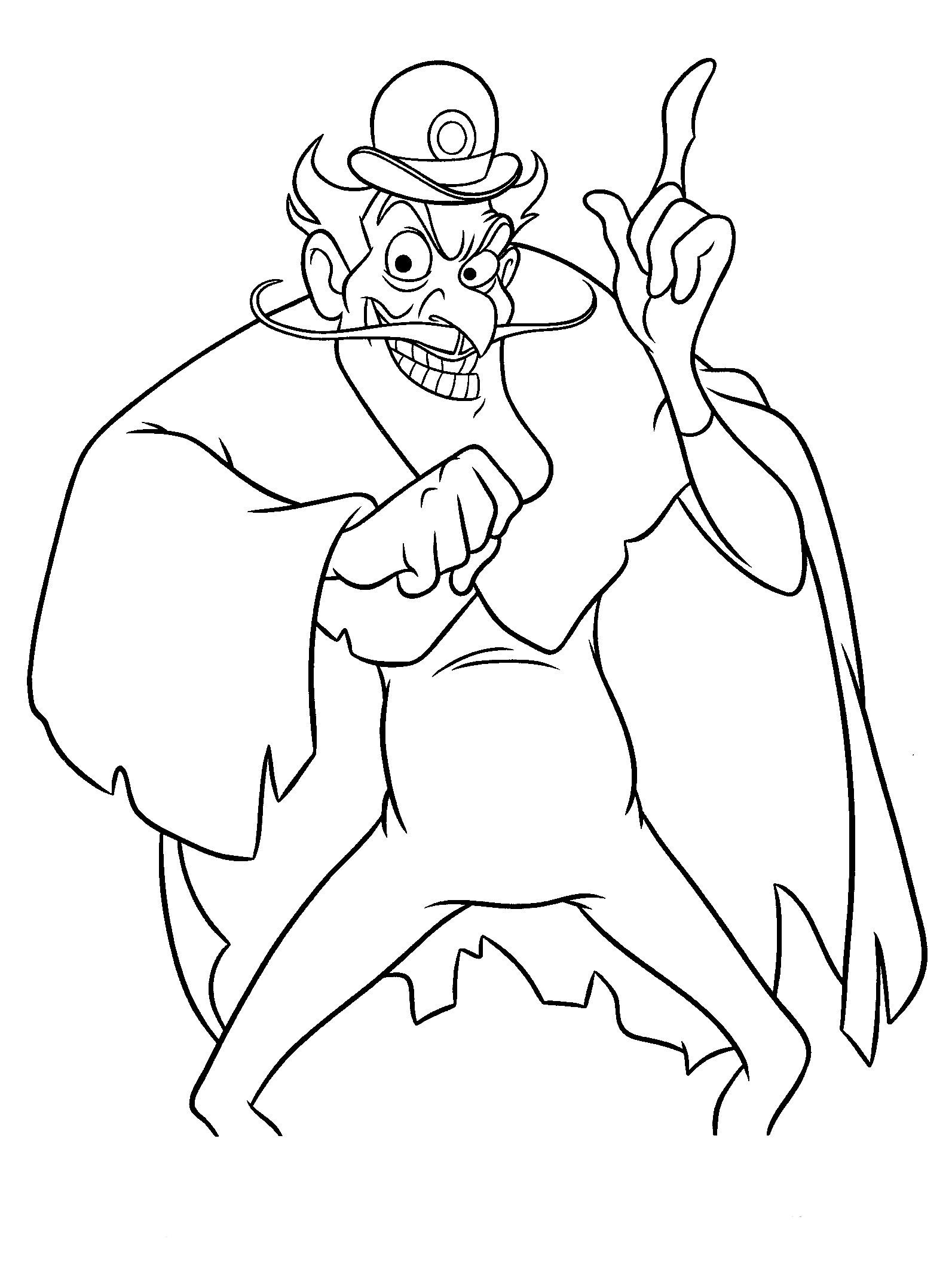 Dibujo para colorear - Villain